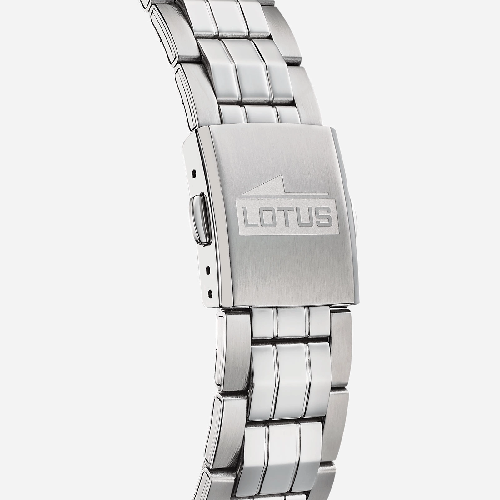Lotus herrklocka - dag/datum, stål/blå, 42mm