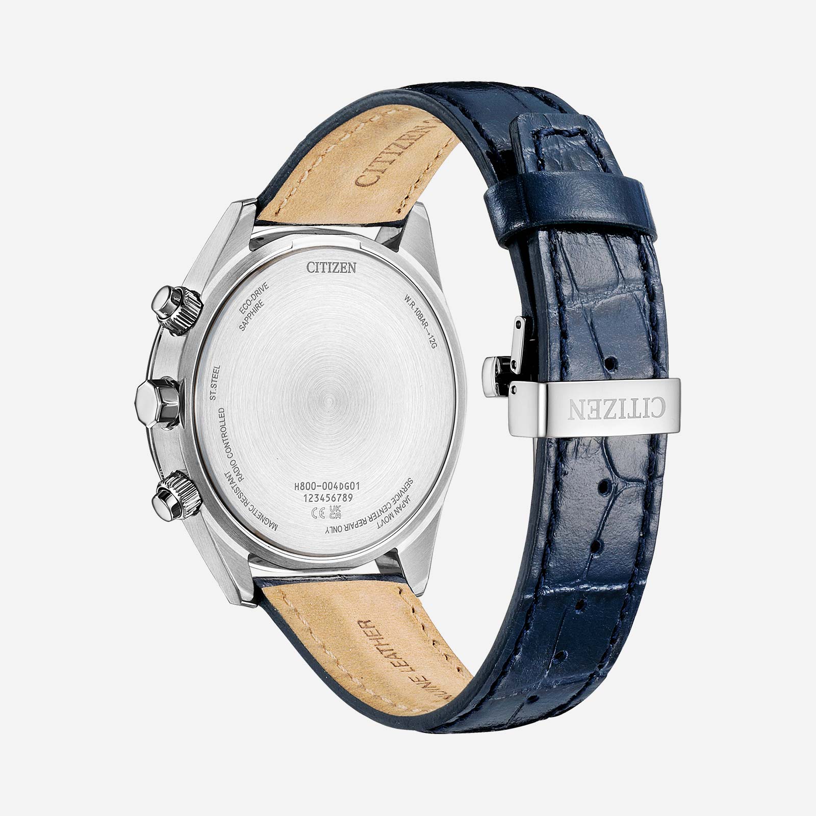 Citizen Radio Controlled herr, läder/stål - AT8260-18A